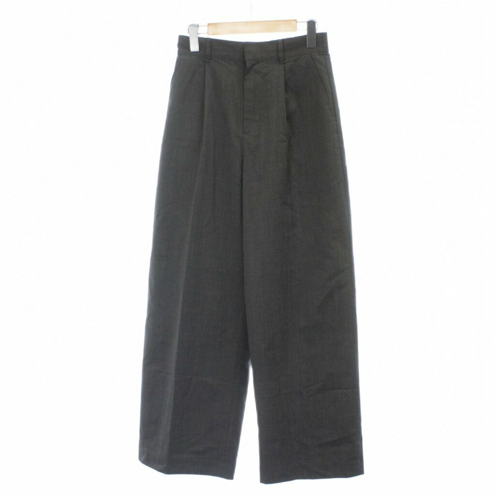 【中古】ジャーナルスタンダード JOURNAL STANDARD パンツ ウール 38 グレー ワイドレッグ プリーツ加工 23030400905030 /GP レディース 【ベクトル 古着】 260321ブランドジャーナルスタンダード J...