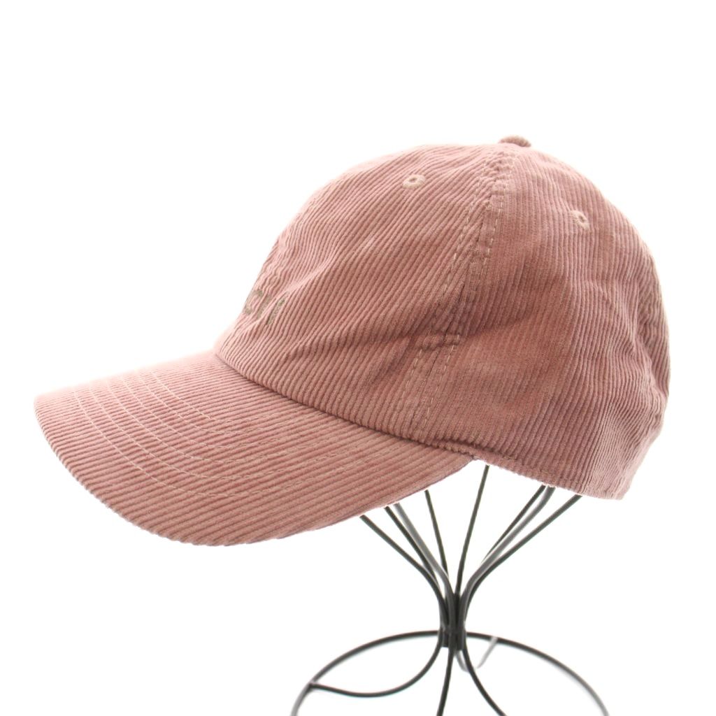 【中古】アカット Acut キャップ 野球帽 帽子 コーデュロイ ロゴ刺繍 ピンク /KU レディース 【ベクトル 古着】 260326実寸サイズつば：7cm　頭周り：55.5cm　　素材コットン色ピンク状態使用感が少なく、かなり状態の良い...