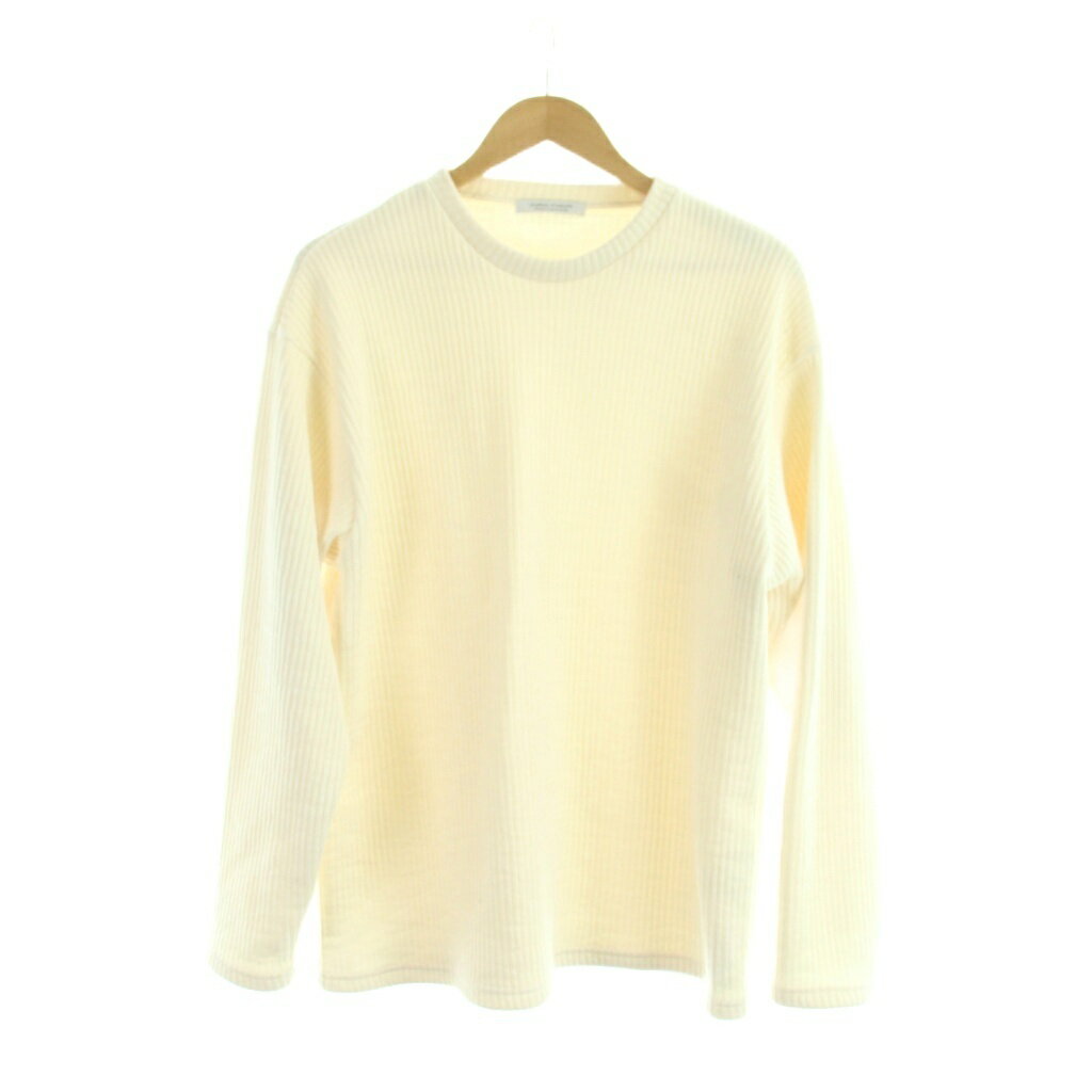 【中古】ジャーナルスタンダード JOURNAL STANDARD 23AW モールニット クルーネック 長袖 セーター M 白 リブ編み 23070600210030 /JP メンズ 【ベクトル 古着】 260331ブランドジャーナルスタン...