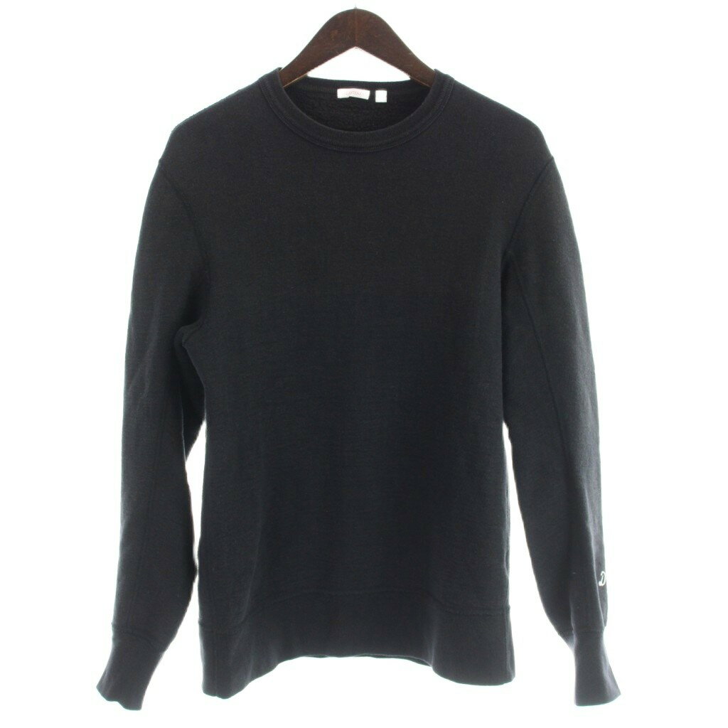 【中古】ドレステリア DRESSTERIOR トレーナー 裏起毛 M 黒 ブラック 無地 ラウンドネック 長袖 /AP レディース 【ベクトル 古着】 260409ブランドドレステリア DRESSTERIOR表記サイズM実寸サイズ肩幅：約4...