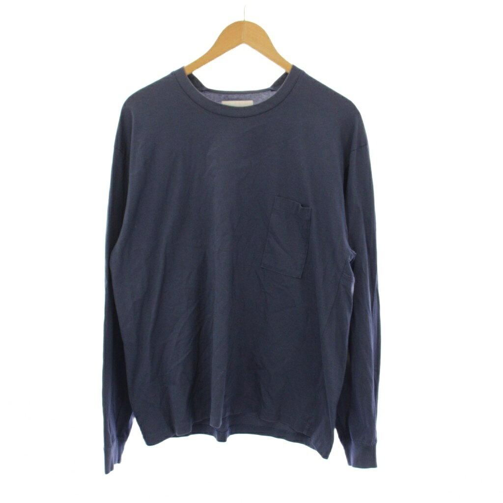 【中古】スティルバイハンド STILL BY HAND Tシャツ 48 紺 ネイビー 青 ブルー 長袖 胸ポケット クルーネック /RK メンズ 【ベクトル 古着】 260407ブランドスティルバイハンド STILL BY HAND表記サイ...
