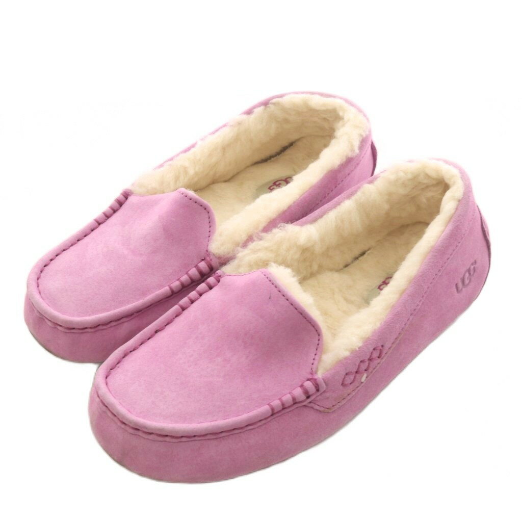【中古】アグ オーストラリア UGG australia アンスレー Ansley モカシン シューズ 25.0cm ピンク 3312 /AN54 レディース 【ベクトル 古着】 260409ブランドアグ オーストラリア UGG austr...