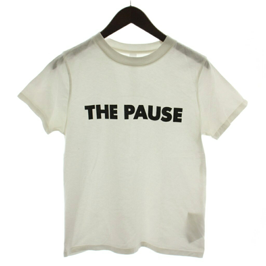 【中古】ウィムガゼット Whim Gazette THE PAUSE Tシャツ カットソー F 白 半袖 ラウンドネック WGZ1021306A0008 /GG メンズ 【ベクトル 古着】 260422ブランドウィムガゼット Whim Ga...