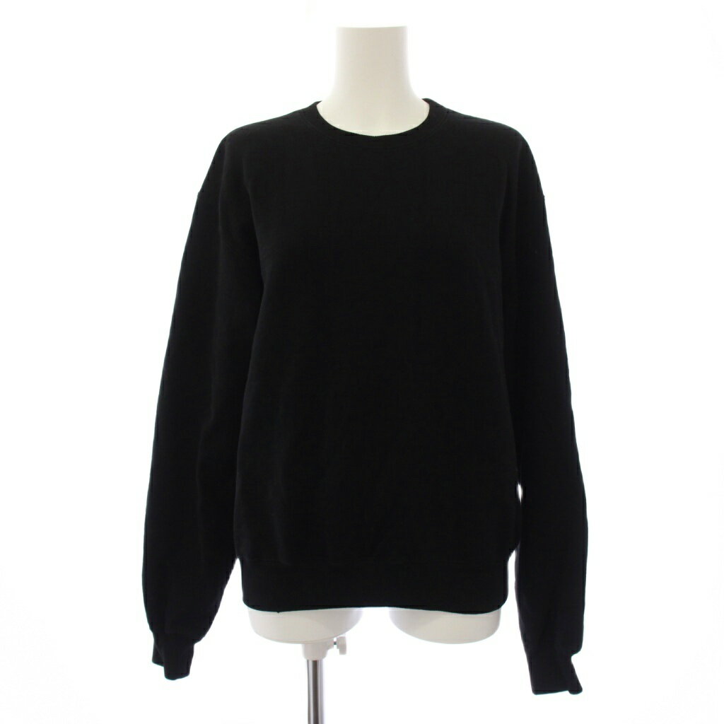 【中古】オーラリー AURALEE 25AW SMOOTH SOFT BD SWEAT P/O スウェット トレーナー プルオーバー 長袖 裏起毛 0 黒 A25AP05TU /BM レディース 【ベクトル 古着】 260422ブランドオー...