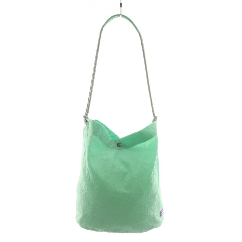 【中古】ノースフェイス パープルレーベル THE NORTH FACE PURPLE LABEL ラウンジリユーザブルバッグ Lounge Reusable Bag ショルダーバッグ ナイロン ライトグリーン NN7106N /AN14 レ...