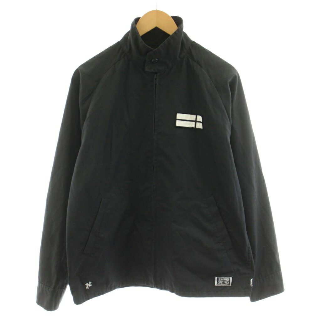 【中古】ネイバーフッド NEIGHBORHOOD URBAN/GARMENT Greasy Swing EC-JKT ジャケット ブルゾン ジップアップ M 黒 ブラック SPNH-JK-M04 /KU メンズ 【ベクトル 古着】 2605...