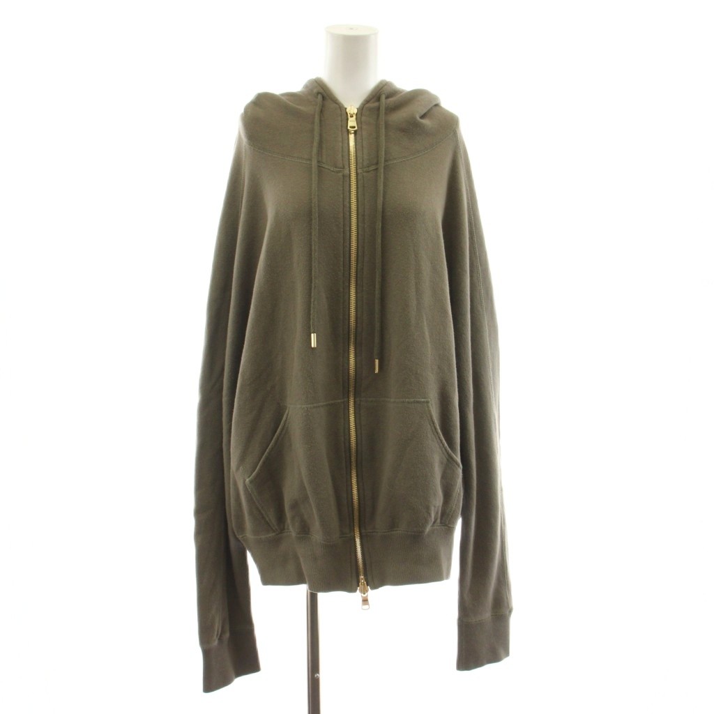 【中古】ドゥーズィエムクラス DEUXIEME CLASSE Jersey パーカー ジップアップ 長袖 カーキ 19070500703010 /KU レディース 【ベクトル 古着】 260515ブランドドゥーズィエムクラス DEUXIEM...