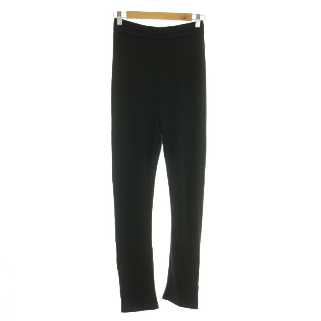 【中古】ドゥーズィエムクラス DEUXIEME CLASSE Jersey Slit Leggins レギンス リブニット イージー ウール 黒 ブラック 18070500717130 /KU レディース 【ベクトル 古着】 260515ブ...