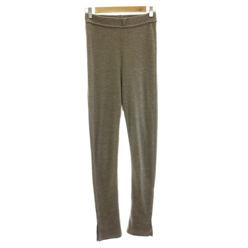 【中古】ドゥーズィエムクラス DEUXIEME CLASSE Jersey Slit Leggins レギンス リブニット イージー ベージュ 18070500717130 /KU レディース 【ベクトル 古着】 260515ブランドドゥー...