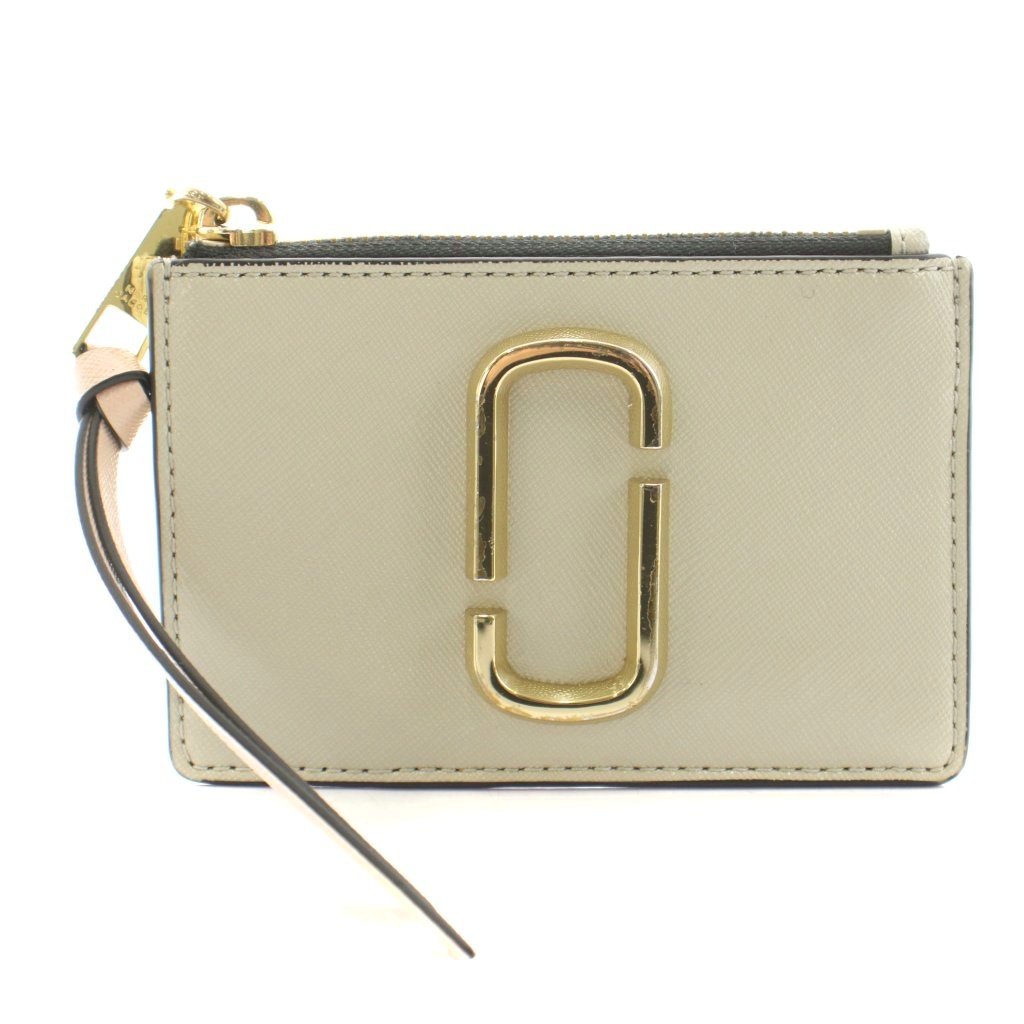 【中古】マークジェイコブス MARC JACOBS スナップショット コインケース カードケース フラグメントケース レザー グレー ピンク M0014283 /KU レディース 【ベクトル 古着】 260521ブランドマークジェイコブス ...