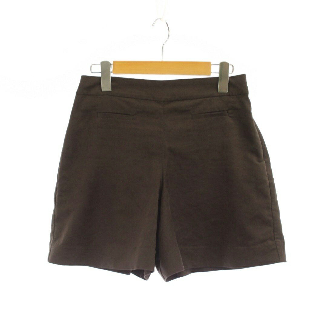 【中古】ルーニィ LOUNIE パンツ 38 茶 ショート丈 玉縁ポケット /JP レディース 【ベクトル 古着】 260520ブランドルーニィ LOUNIE表記サイズ38実寸サイズウエスト：68cm　もも幅：33cm　裾幅：36cm　股上...