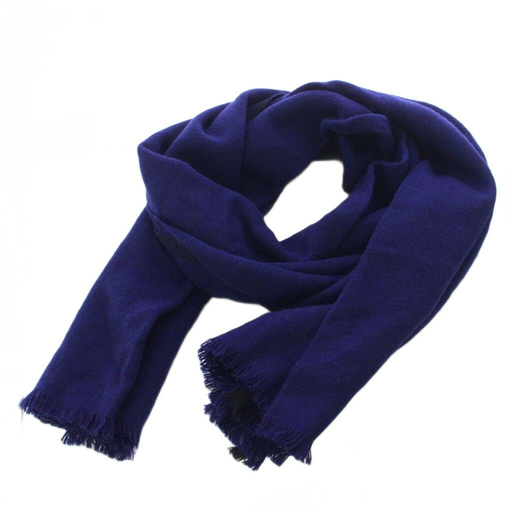 【中古】未使用品 アザーウェイズ OTHERWAYS 24AW Unicolor Scarf ストール マフラー ウール F 紺 24098310000230 /BM メンズ 【ベクトル 古着】 260526表記サイズF実寸サイズ全長（フリ...