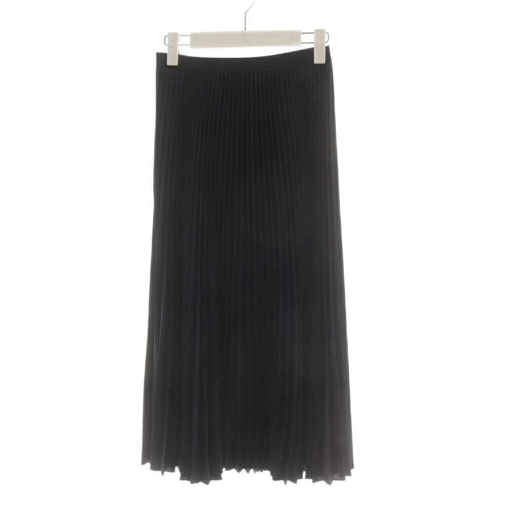 【中古】セオリー Theory 23AW SATIN TEXTURE CLSC PLT MIDI SK P プリーツスカート ロング P 紺 ネイビー 3307301 /AN71 レディース 【ベクトル 古着】 260526ブランドセオリー...