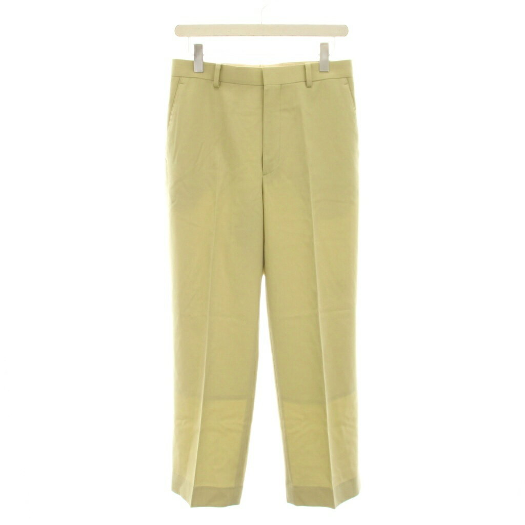 【中古】オーラリー AURALEE 24年製 LIGHT WOOL MAX GABARDINE SLACKS パンツ スラックス 3 黄緑 A24AP02MG /YM メンズ 【ベクトル 古着】 260605ブランドオーラリー AURALE...