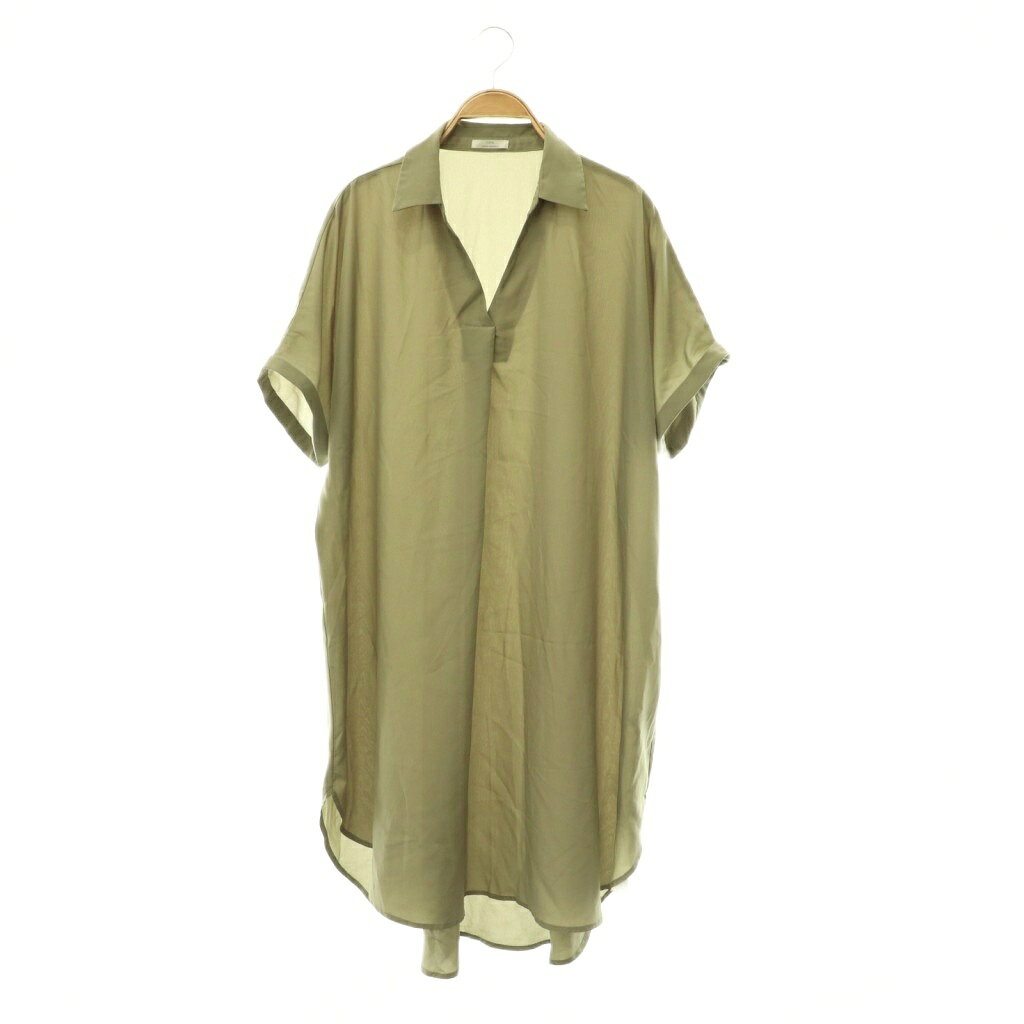 【中古】アイテムズ アーバンリサーチ ITEMS URBANRESEARCH ワンピース 五分袖 ロング F カーキ /DO ■MA レディース 【ベクトル 古着】 260619ブランドアイテムズ アーバンリサーチ ITEMS URBANR...