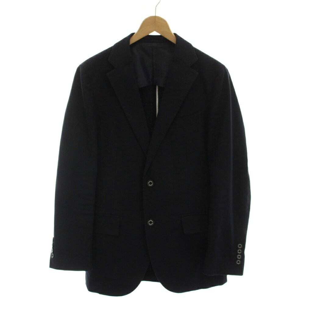 【中古】マッキントッシュフィロソフィー MACKINTOSH PHILOSOPHY TROTTER トロッター テーラードジャケット アウター 36R 紺 ネイビー 長袖 シングルブレスト H1E20-016-29 /YM26 メンズ 【ベ...