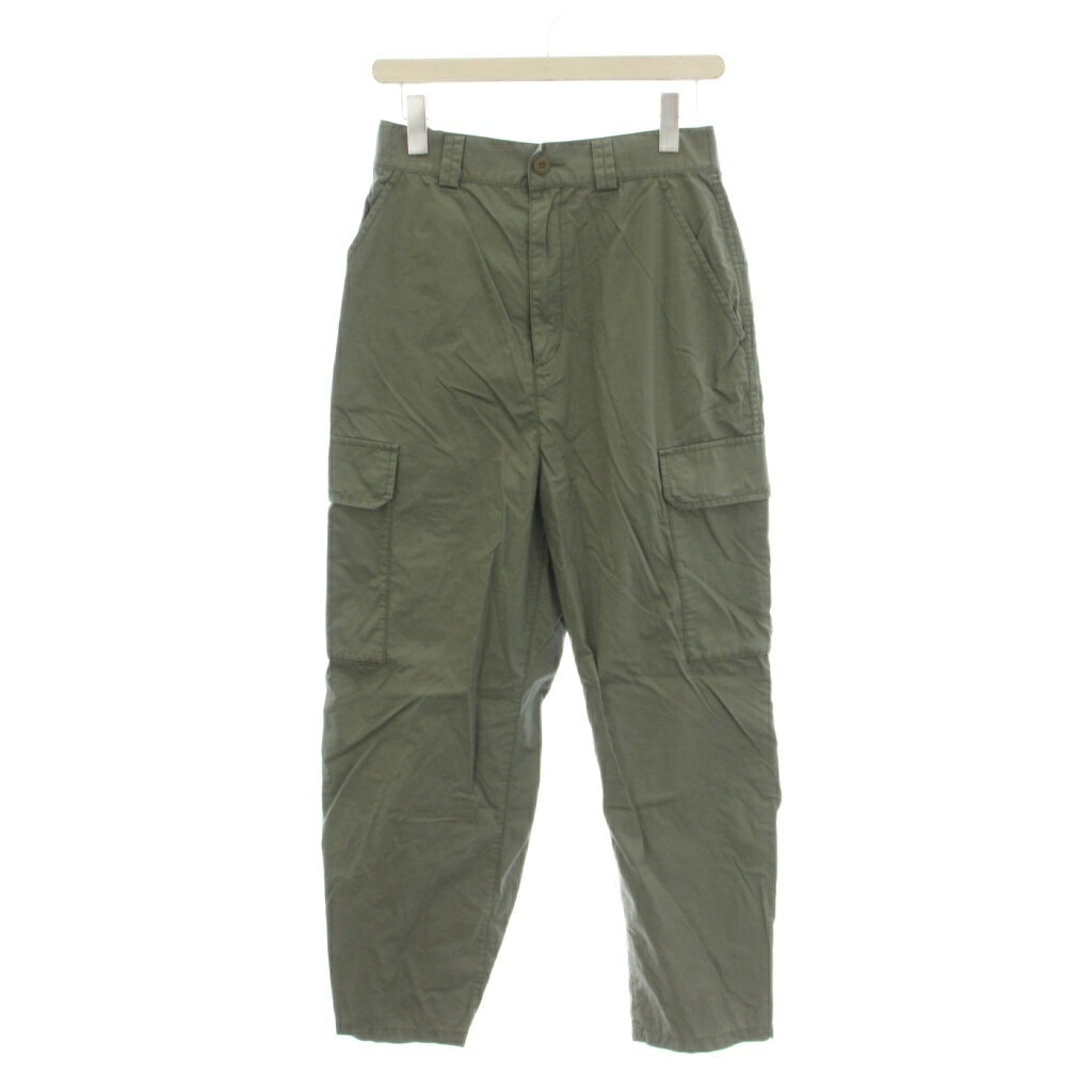 【中古】イエナ IENA 22SS パンツ 38 カーキ /LP19 レディース 【ベクトル 古着】 260623ブランドイエナ IENA表記サイズ38実寸サイズウエスト：70cm　もも幅：31cm　裾幅：18cm　股上：40cm　股下：6...