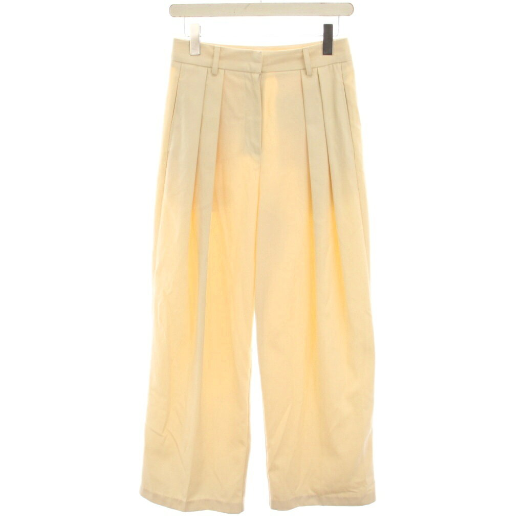 【中古】トゥデイフル TODAYFUL 24SS Tuck Twill Trousers ワイドパンツ スラックス タック 38 ベージュ 12410707 /HN13 レディース 【ベクトル 古着】 260626ブランドトゥデイフル TO...