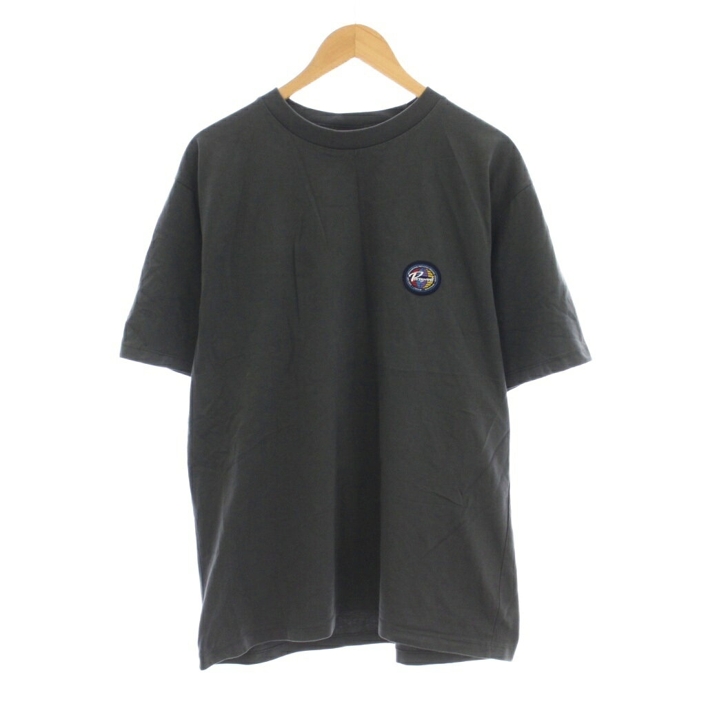 【中古】パラグラフ Paragraph Tシャツ L グレー クルーネック 半袖 ロゴワッペン /LP8 メンズ 【ベクトル 古着】 260701表記サイズL実寸サイズ肩幅：50cm　身幅：56cm　着丈：70cm　袖丈：24cm　　素材コ...