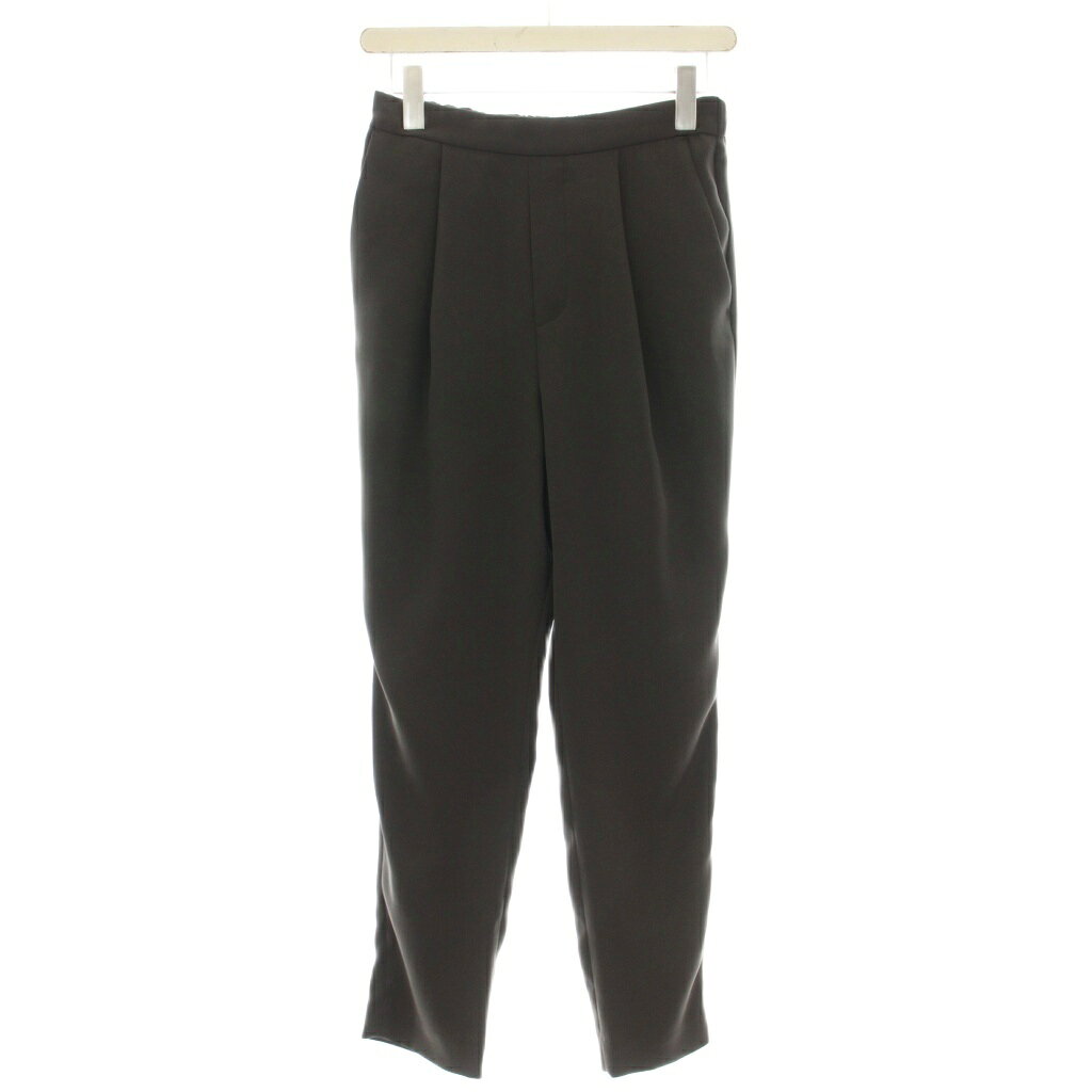 【中古】エンフォルド ENFOLD ELASTIC JODHPURS 22AW テーパード イージーパンツ 36 茶 ブラウン 300FA631-2380 /☆G1 レディース 【ベクトル 古着】 260701ブランドエンフォルド ENFO...