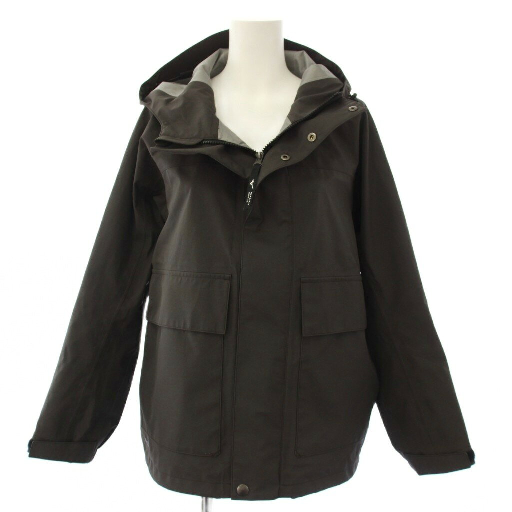 【中古】マーガレットハウエル MARGARET HOWELL ミズノ MIZUNO GORE-TEX POLYESTER POPLIN ジャケット マウンテンパーカー 1 グレー 578-5117001 /TK レディース 【ベクトル 古着...