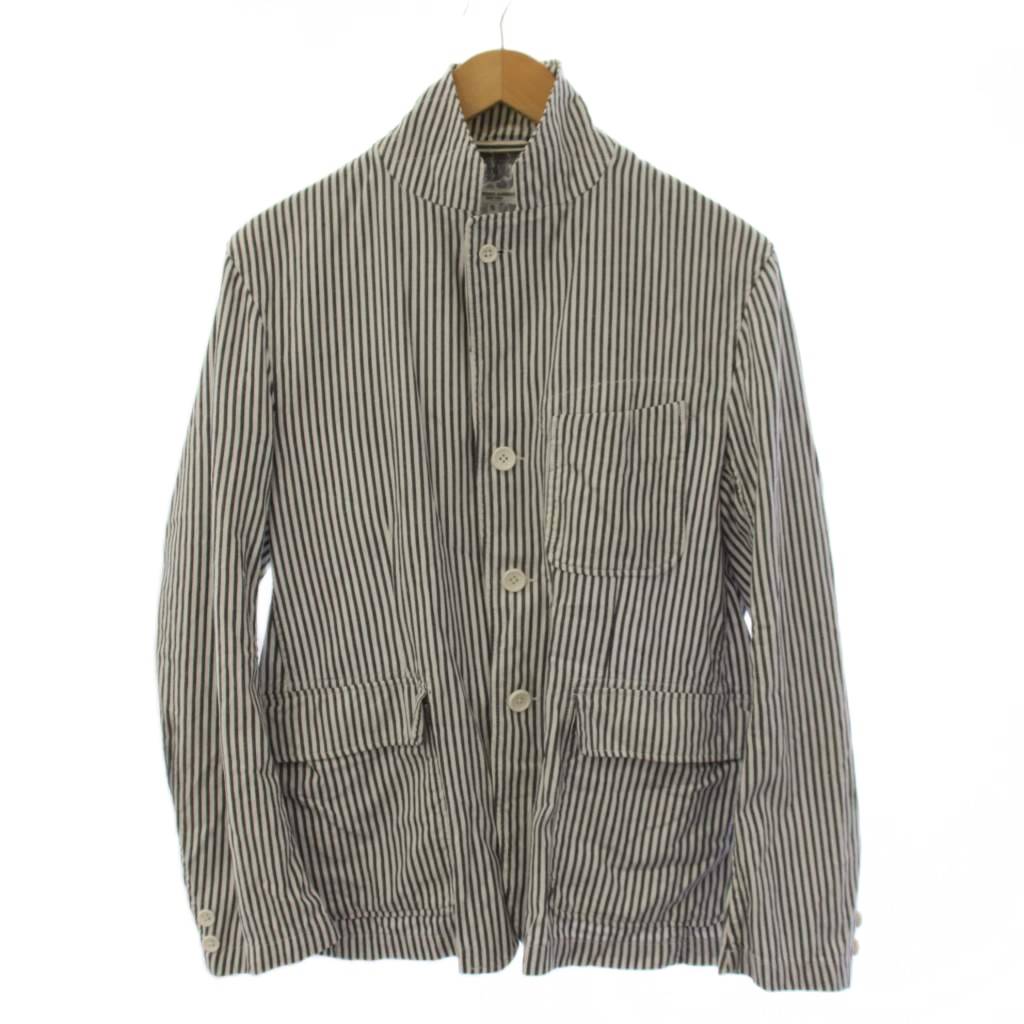 【中古】エンジニアードガーメンツ Engineered Garments ジャケット ストライプ柄 S 紺 白 /BM メンズ 【ベクトル 古着】 260723ブランドエンジニアードガーメンツ Engineered Garments表記サイ...