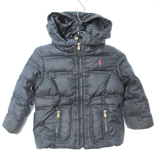 【中古】ラルフローレン RALPH LAUREN キッズ ベビー ダウンジャケット ダウンコート ジャンパー 24M 紺 ネイビー 1023 キッズ 【ベクトル 古着】 251023ブランドラルフローレン RALPH LAUREN表記サイズ...