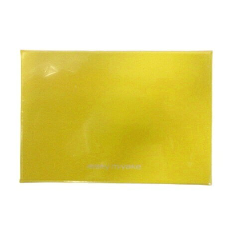 【中古】未使用品 イッセイミヤケ ISSEY MIYAKE × MOLEWSKINE モレアスキン 新品同様 NOTE-A-NOTE ノート・ア・ノート カードケース NM05-AN008-52 黄色 イエロー 【ベクトル 古着】 2604...