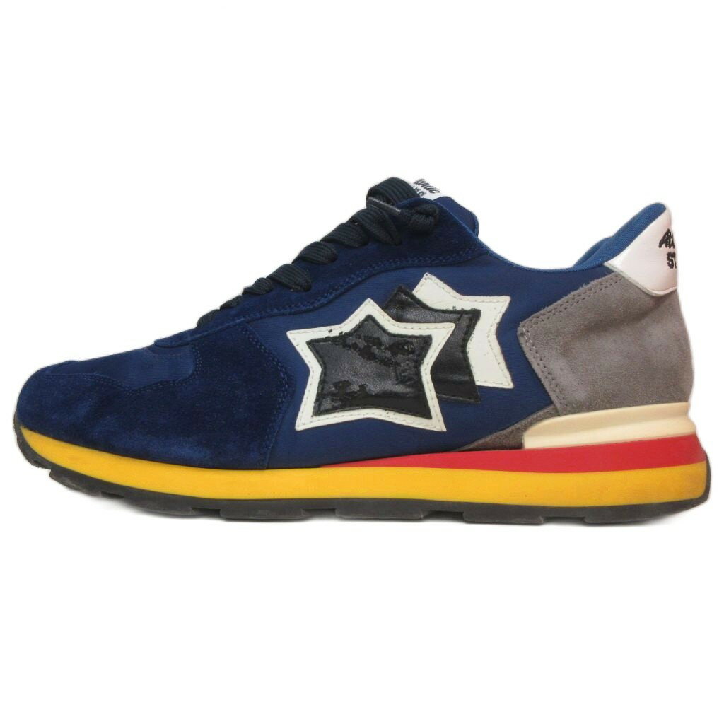 【中古】アトランティックスターズ Atlantic STARS スニーカー シューズ アンタレス 42 ブルー IBO96 メンズ 【ベクトル 古着】 260513表記サイズ42実寸サイズ最大幅：10cm　アウトソール：29cm　　色青 ブ...