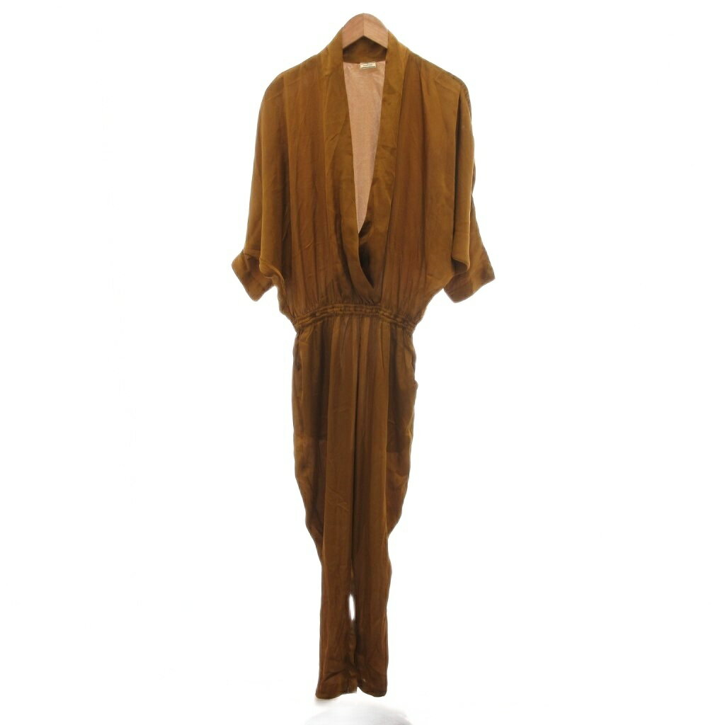 【中古】バイ マレーネ ビルガー BY MALENE BIRGER オールインワン 34 茶 ブラウン Vネック ドルマンスリーブ 七分袖 /SJ レディース 【ベクトル 古着】 260519ブランドバイ マレーネ ビルガー BY MALE...
