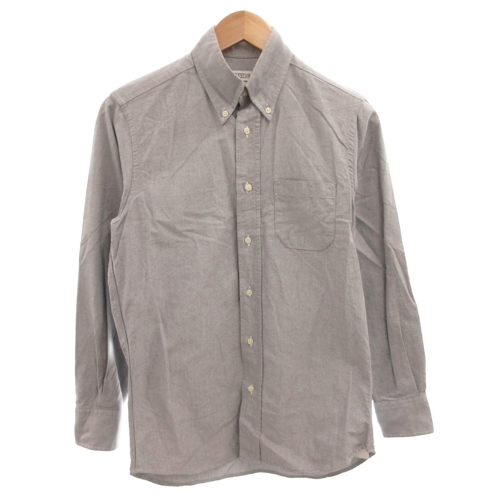 【中古】インディビジュアライズドシャツ INDIVIDUALIZED SHIRTS ボタンダウンシャツ アメリカ製 アメトラ グレー /FF IBO100 メンズ 【ベクトル 古着】 260714ブランドインディビジュアライズドシャツ IN...