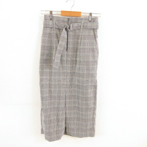 【中古】セポ cepo raft スカート ロング タイト チェック グレー M *T697 レディース 【ベクトル 古着】 230921表記サイズM実寸サイズウエスト：64〜cm　ヒップ：87cm　スカート丈：81cm　　素材ポリエステル...