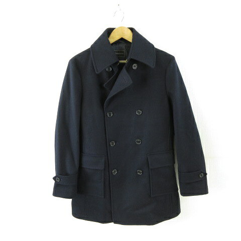 【中古】パーフェクトスーツファクトリー P.S.FA Pコート ミドル丈 長袖 紺 M *A934 メンズ 【ベクトル 古着】 251128ブランドパーフェクトスーツファクトリー P.S.FA表記サイズM 胸囲 88-96 身長 165-1...
