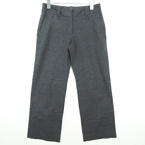 【中古】ヴェトモン ドゥ トラバイユ VETEMENTS DE TRAVAIL パンツ ストレート 綿 36 グレー kz15038 レディース 【ベクトル 古着】 260410表記サイズ36(S程度)実寸サイズウエスト：76cm　もも幅：...