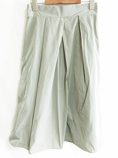 【中古】ドリーシーン dolly-sean ミモレ丈 ロング フレア スカート カーキ 緑 1 レディース 【ベクトル 古着】 200214 ベクトルプレミアム店表記サイズ1実寸サイズウエスト：65cm　スカート丈：73cm　商品によっては...