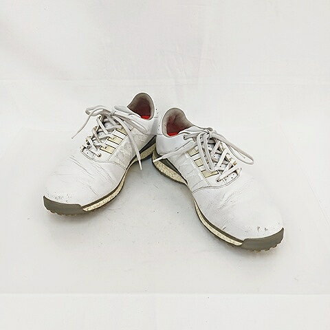 【中古】アディダス adidas TOUR360 XT-SL2 ゴルフシューズ スパイクレス EG4884 ホワイト 白 27.5 メンズ 【ベクトル 古着】 260724ブランドアディダス adidas表記サイズ27.5cm実寸サイズ最大...