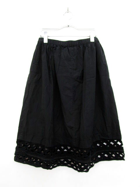 【中古】ズッカ zucca the year of climax スカート フレア ミモレ M 黒 ブラック /hn レディース 【ベクトル 古着】 171223 ブランド古着ベクトルプレミアム店ブランドズッカ zucca表記サイズM実寸サ...