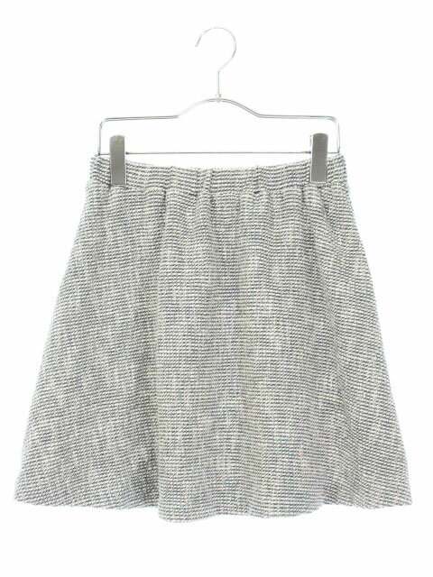 【中古】ジュエルチェンジズ Jewel Changes アローズ スカート フレア ギャザー 刺繍 ミニ コットン 紺 白 ネイビー ホワイト /kt レディース 【ベクトル 古着】 180310 ブランド古着ベクトルプレミアム店ブランドジ...