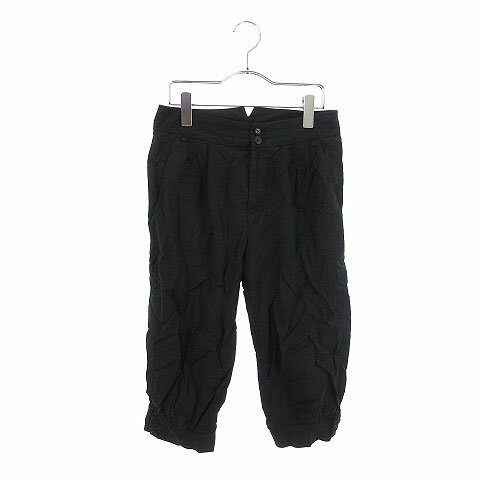 【中古】スピック&スパン Spick&Span パンツ ハーフ タック 36 黒 ブラック ☆S☆ /tk0318 レディース 【ベクトル 古着】 190319 ブランド古着ベクトルプレミアム店ブランドスピック&スパン Spick&Span...