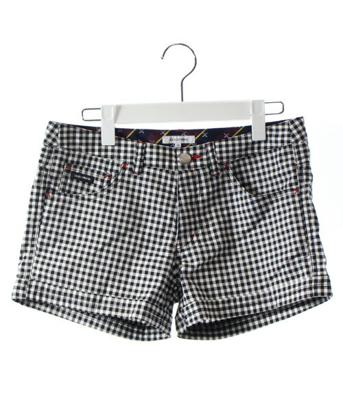 【中古】ギルドプライム GUILD PRIME パンツ ショート チェック 36 黒 白 /SR18 レディース 【ベクトル 古着】 180921 ブランド古着ベクトルプレミアム店ブランドギルドプライム GUILD PRIME表記サイズ36...