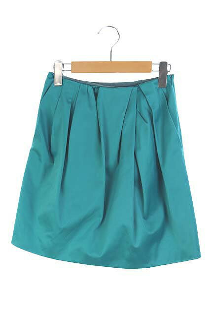 【中古】ジュエルチェンジズ Jewel Changes アローズ スカート 膝丈 台形 タック 36 緑 /DF ■AC レディース 【ベクトル 古着】 180404 ブランド古着ベクトルプレミアム店ブランドジュエルチェンジズ Jewel ...