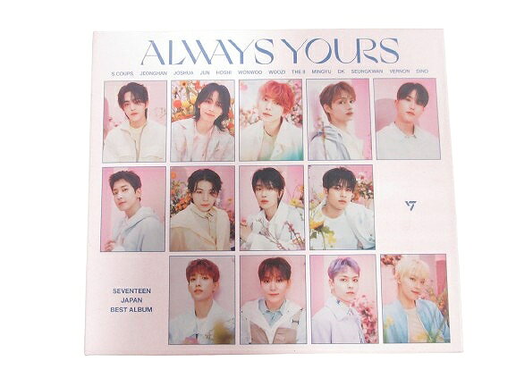 【中古】SEVENTEEN ALWAYS YOURS JAPAN BEST ALBAM CD 二枚組 QQQ レディース 【ベクトル 古着】 260427実寸サイズ/　状態ディスク読み込み面に小傷が見られますが読み込み自体は問題ございません...