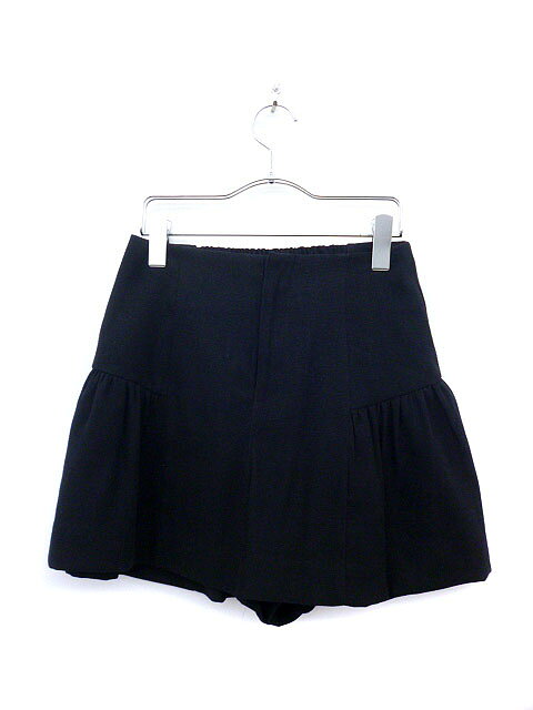 【中古】ローリーズファーム LOWRYS FARM キュロット スカート パンツ ストレッチ 無地 F 黒 ブラック レディース 【ベクトル 古着】 170313 ブランド古着ベクトルプレミアム店ブランドローリーズファーム LOWRYS F...
