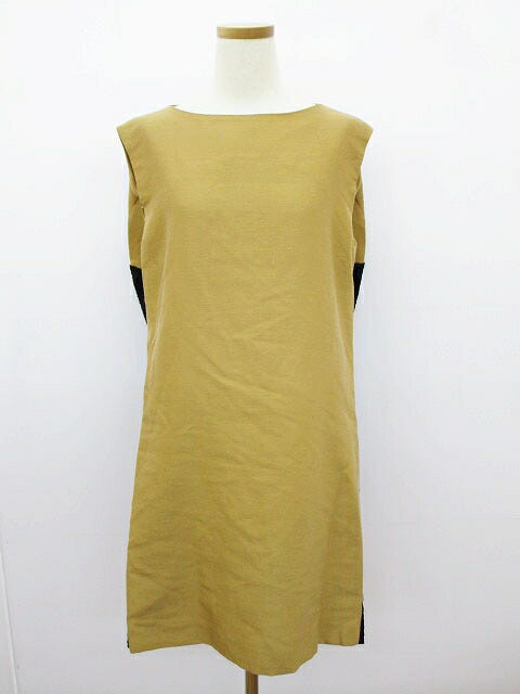 【中古】ボアブリーザ Boa Brisa ワンピース ノースリーブ レース タイト ウール 38 茶 ブラウン レディース 【ベクトル 古着】 170407 ブランド古着ベクトルプレミアム店表記サイズ38実寸サイズ身幅：45cm　総丈：89...