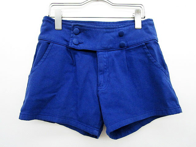 【中古】イング INGNI パンツ ショート ストレッチ M 青 レディース【ベクトル　古着】 161005 ブランド古着ベクトルプレミアム店ブランドイング INGNI表記サイズM実寸サイズウエスト：70cm　ヒップ：84cm　もも幅：27...