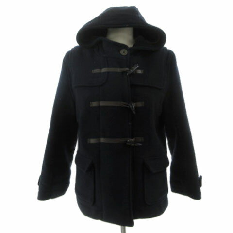 【中古】シャンブルドゥシャーム chambre de charme ショートダッフルコート 90-01-00-017-13-2 混合メルトンウール ネイビー 紺 F レディース 【ベクトル 古着】 251116ブランドシャンブルドゥシャーム...