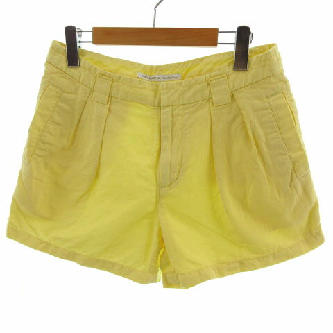 【中古】スピック&スパン Spick&Span パンツ ショートパンツ ジップフライ コットン混 イエロー 黄 38 レディース 【ベクトル 古着】 220125ブランドスピック&スパン Spick&Span表記サイズ38（日本サイズM程度...