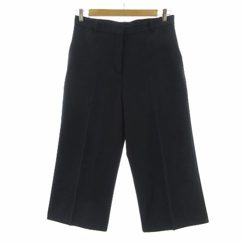 【中古】ザラ ベーシック ZARA BASIC パンツ ワイドパンツ ストレッチ ネイビー 紺 L レディース 【ベクトル 古着】 231129ブランドザラ ベーシック ZARA BASIC表記サイズEUR/USA L MEX 30実寸サイ...