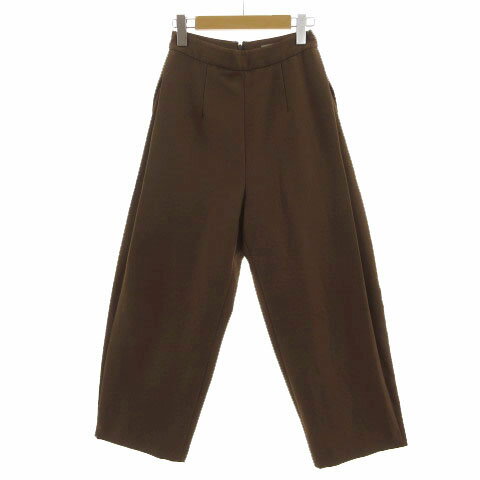 【中古】ローズバッド ROSE BUD パンツ タック ワイドパンツ コクーン ブラウン 茶 S レディース 【ベクトル 古着】 240819ブランドローズバッド ROSE BUD表記サイズS実寸サイズウエスト：約58cm　もも幅：約30c...