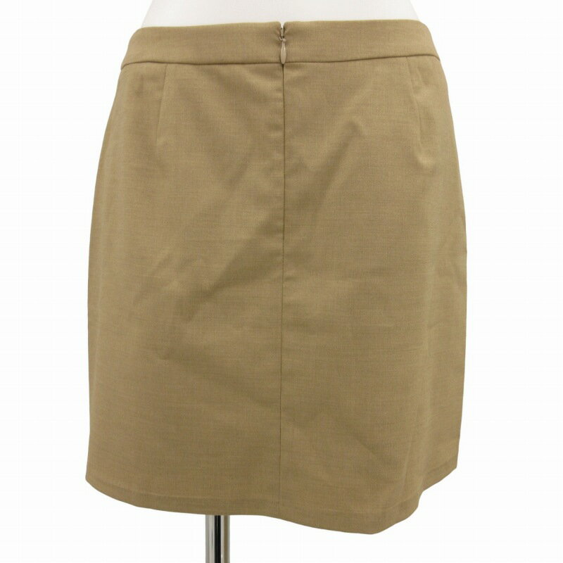【中古】未使用品 コエル COEL ボックスミニスカート 台形スカート ミニ丈 38 M ベージュ 181106030 /HD2 0826 ■GY36 ●TZ レディース 【ベクトル 古着】 240825表記サイズ38(日本表記M相当)実寸...